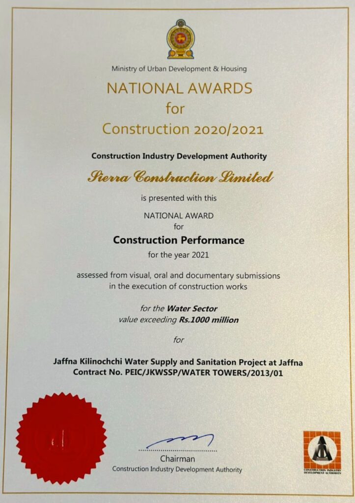 Sierra Wins National Awards For Construction Performance And Excellence – Sierra Construction