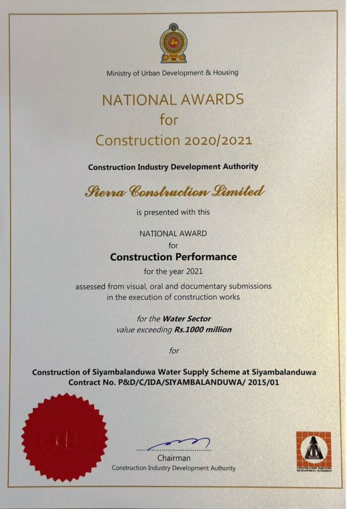 Sierra Wins National Awards For Construction Performance And Excellence ...